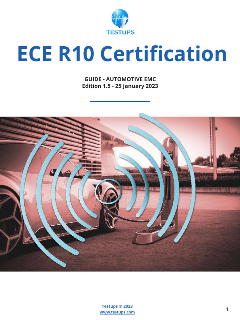 ECE R10 Certification Edition 1.5 | PDF