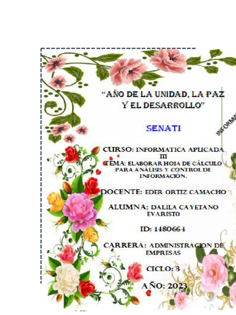 Trabajo Final de Informatica Aplicada III | PDF