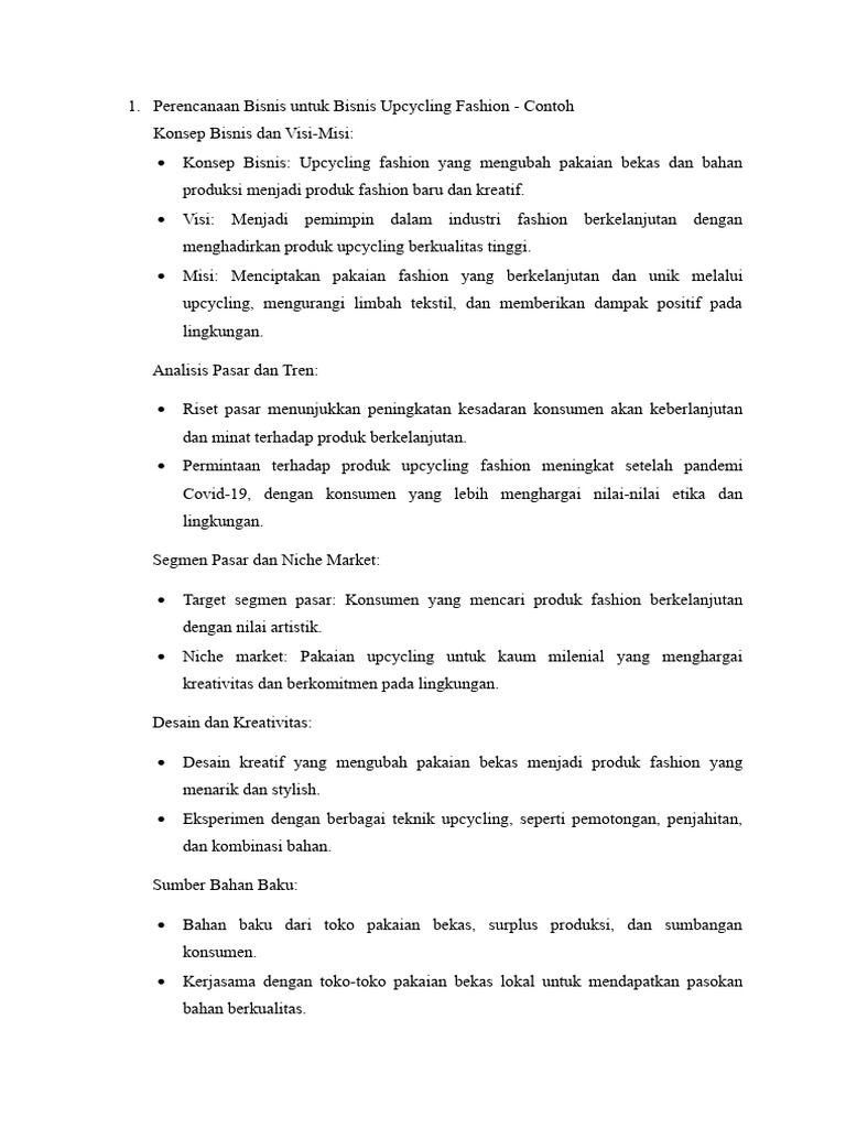 Market Research and Business Plan | PDF