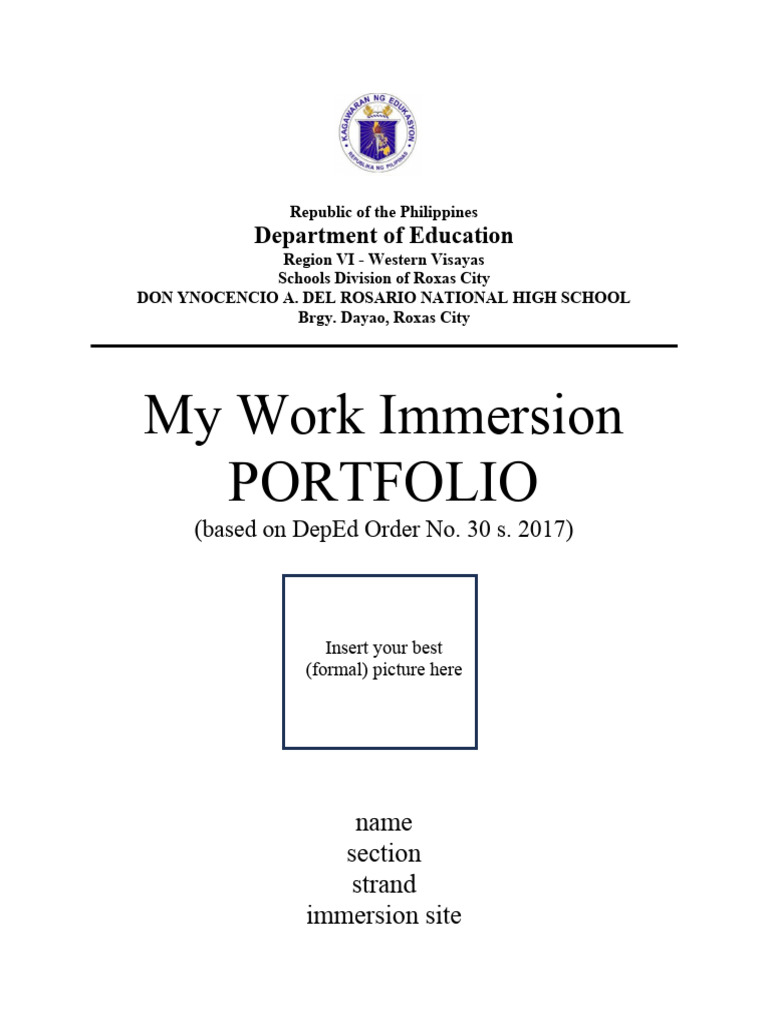 Pre Immersion - Portfolio | PDF