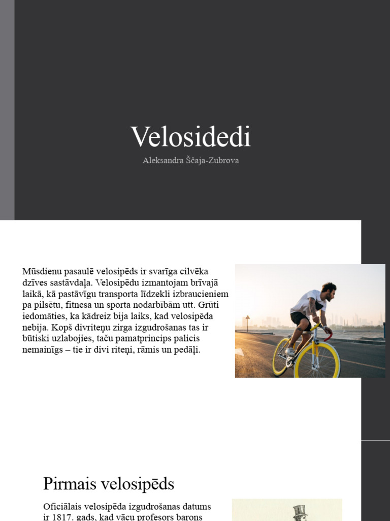 Velosiped | PDF