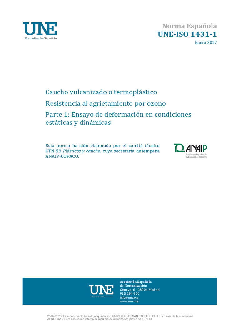 Une-Iso 1431-1 2012 | PDF