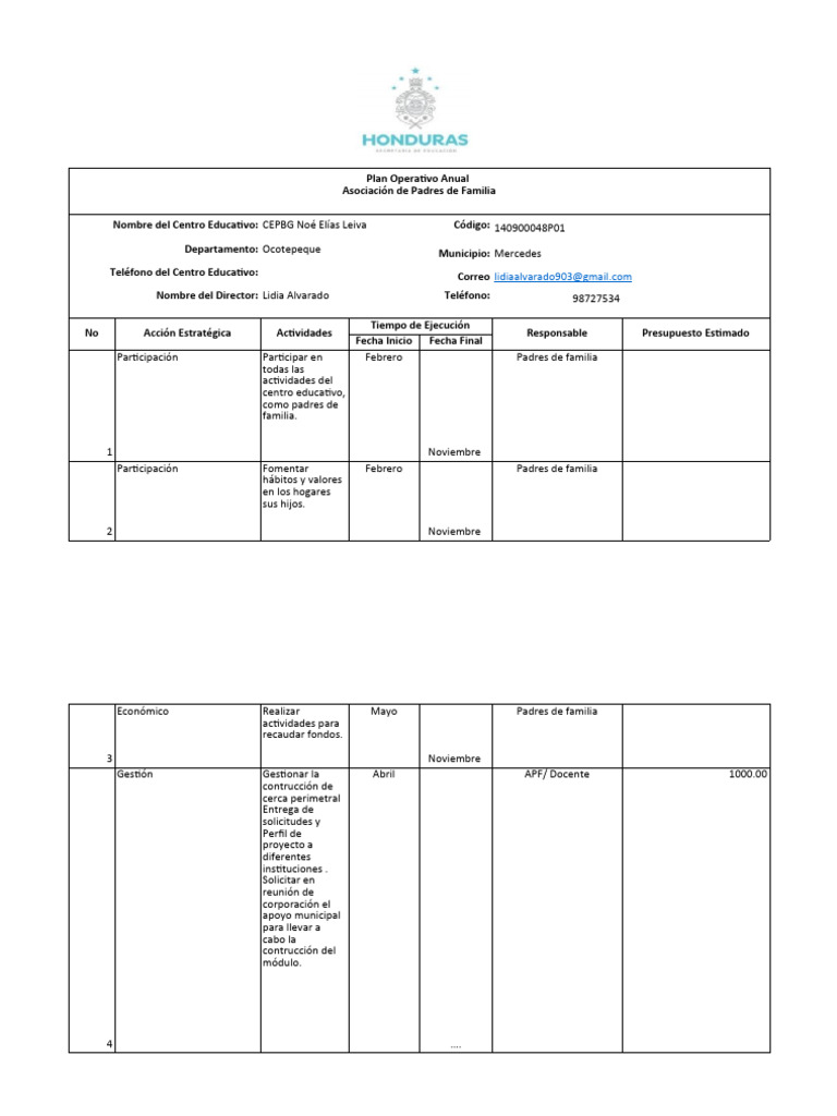 Poa Apf Noé Elías Leiva | PDF