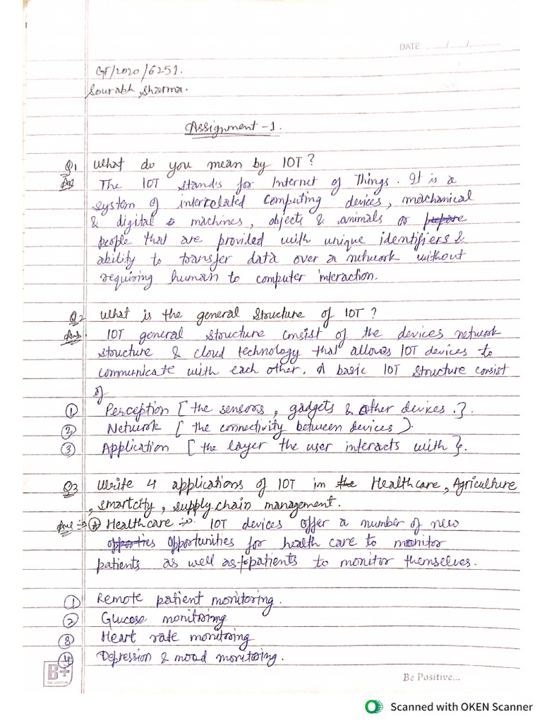 Iot Assignment 1 | PDF