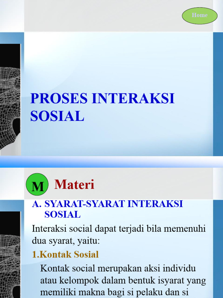 Interaksi Sosial | PDF | Ilmu Sosial