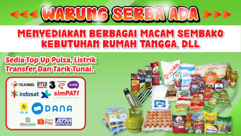 Banner Warung Serba Ada | PDF