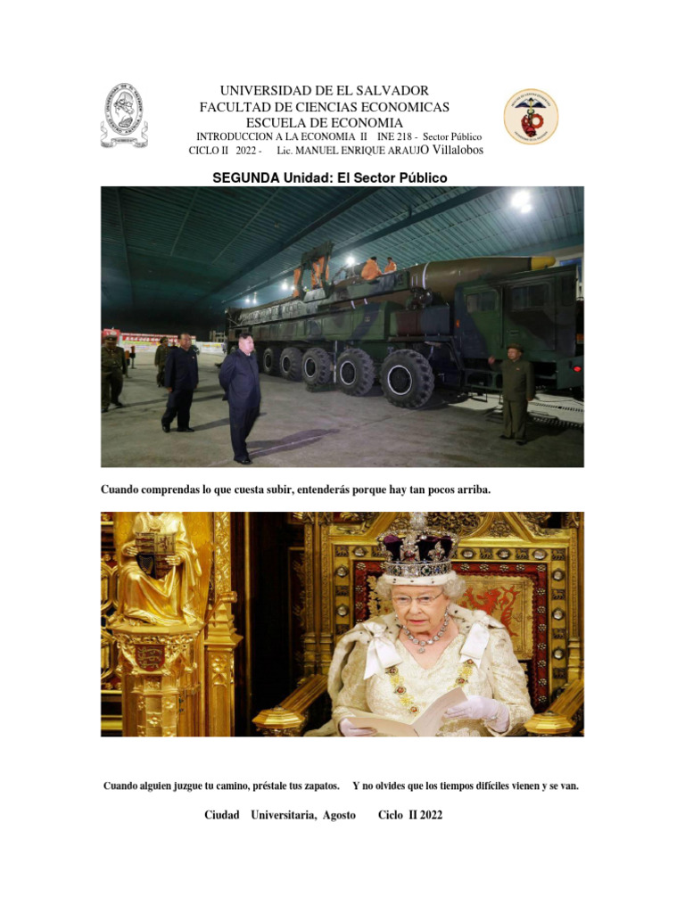 INE218 MATERIAL UNIDAD II Separata Teacher 2022 Digital UES | PDF