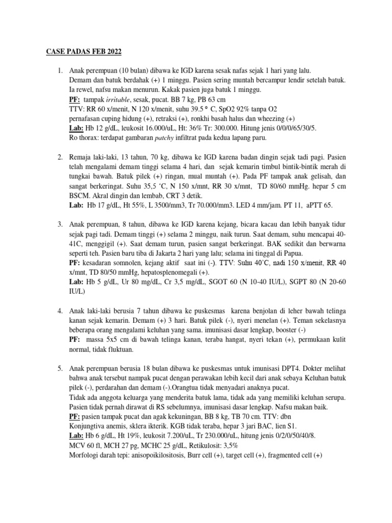 Case Padas | PDF | Pengembangan Diri | Kesehatan Holistik