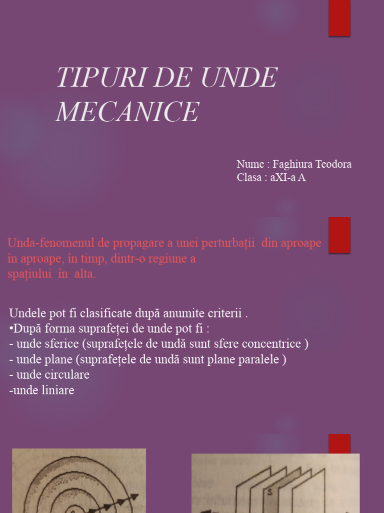 Tipuri de Unde Mecanice | PDF