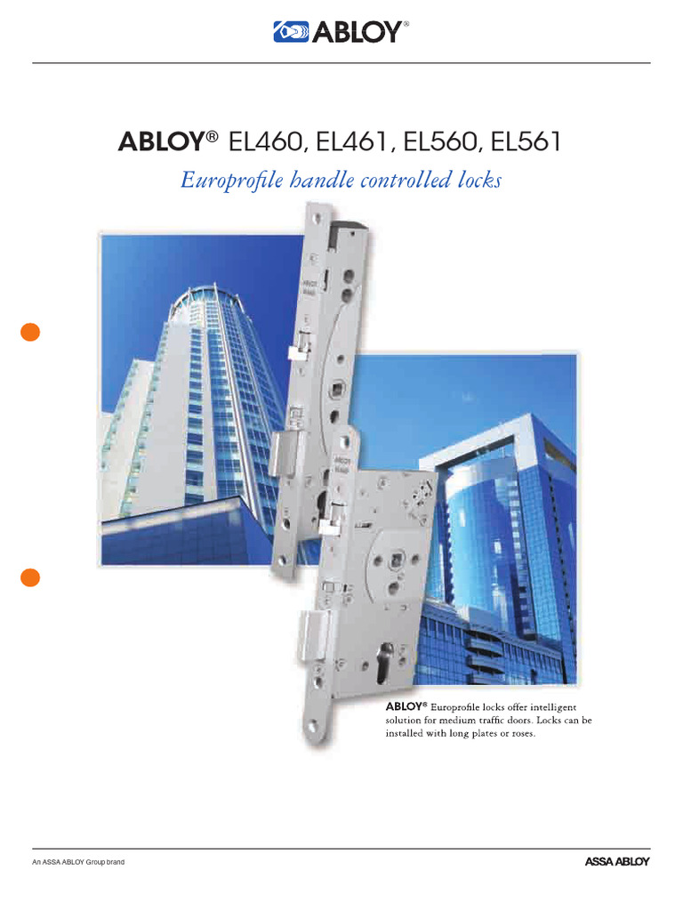 EL-560 Mortice Lock | PDF