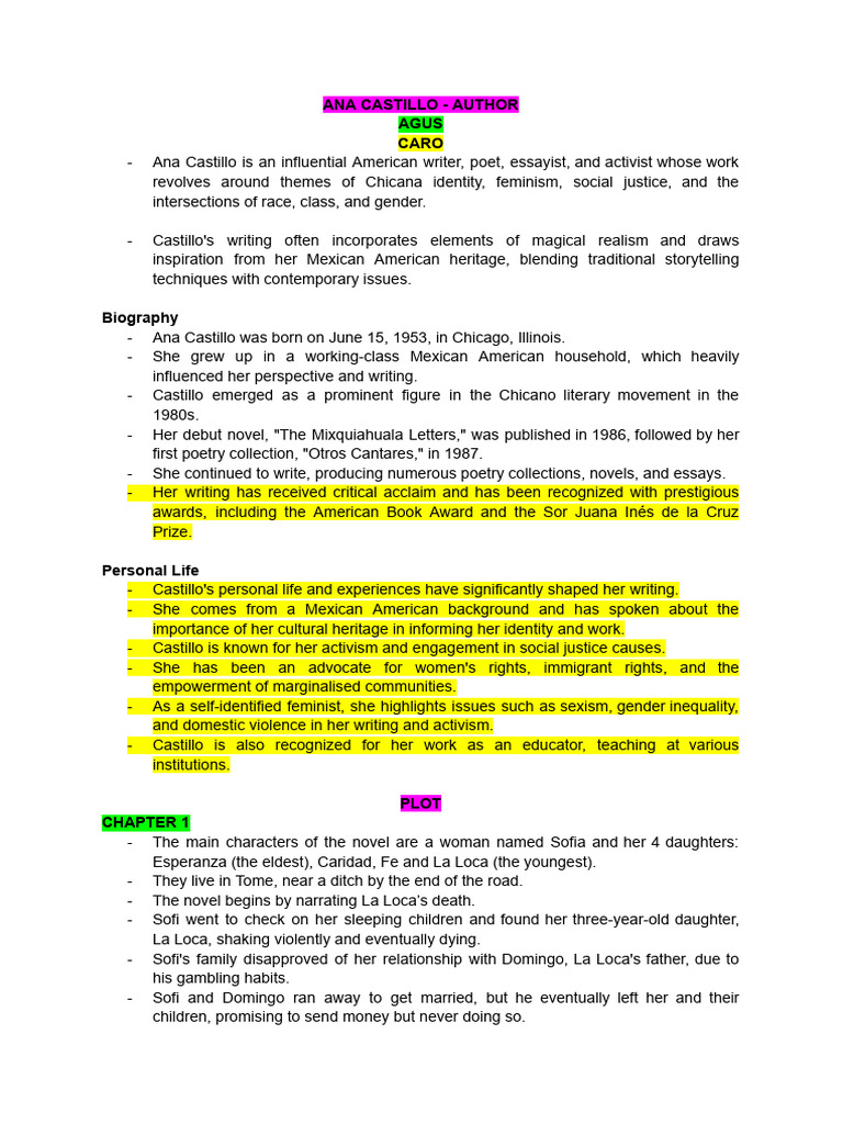 So Far From God - Analysis | PDF