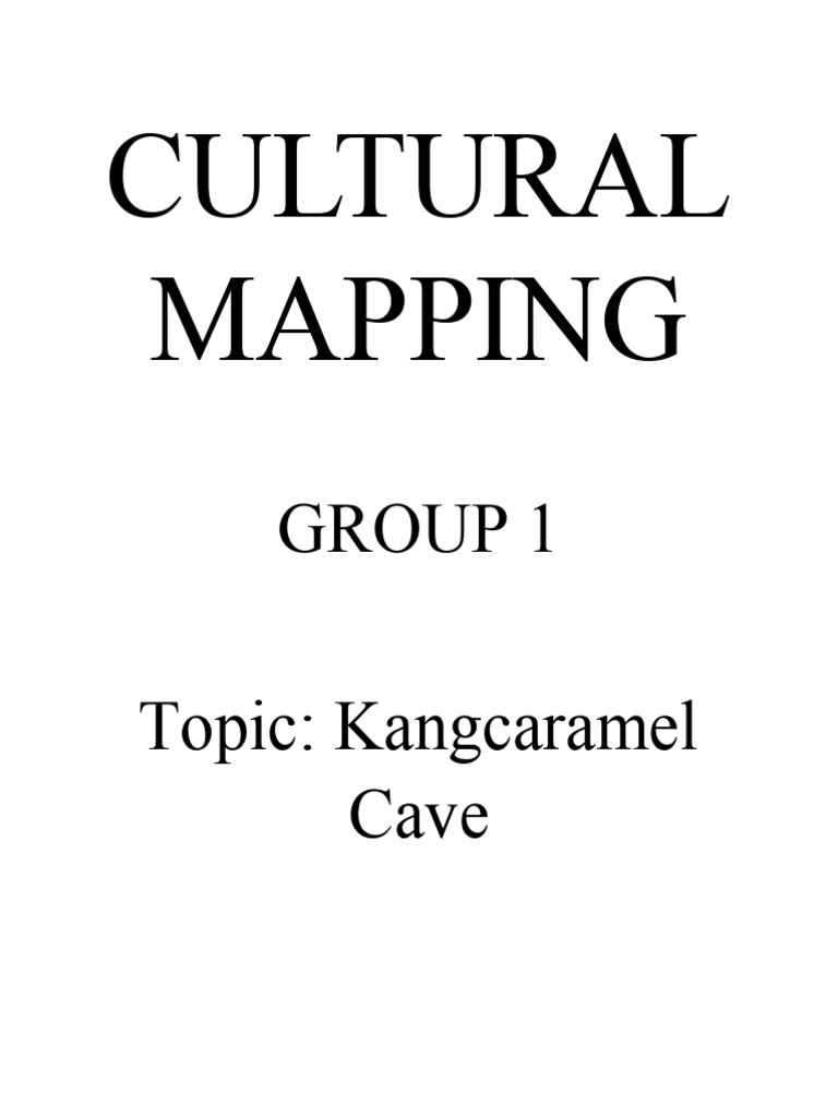 Cultural Mapping | PDF