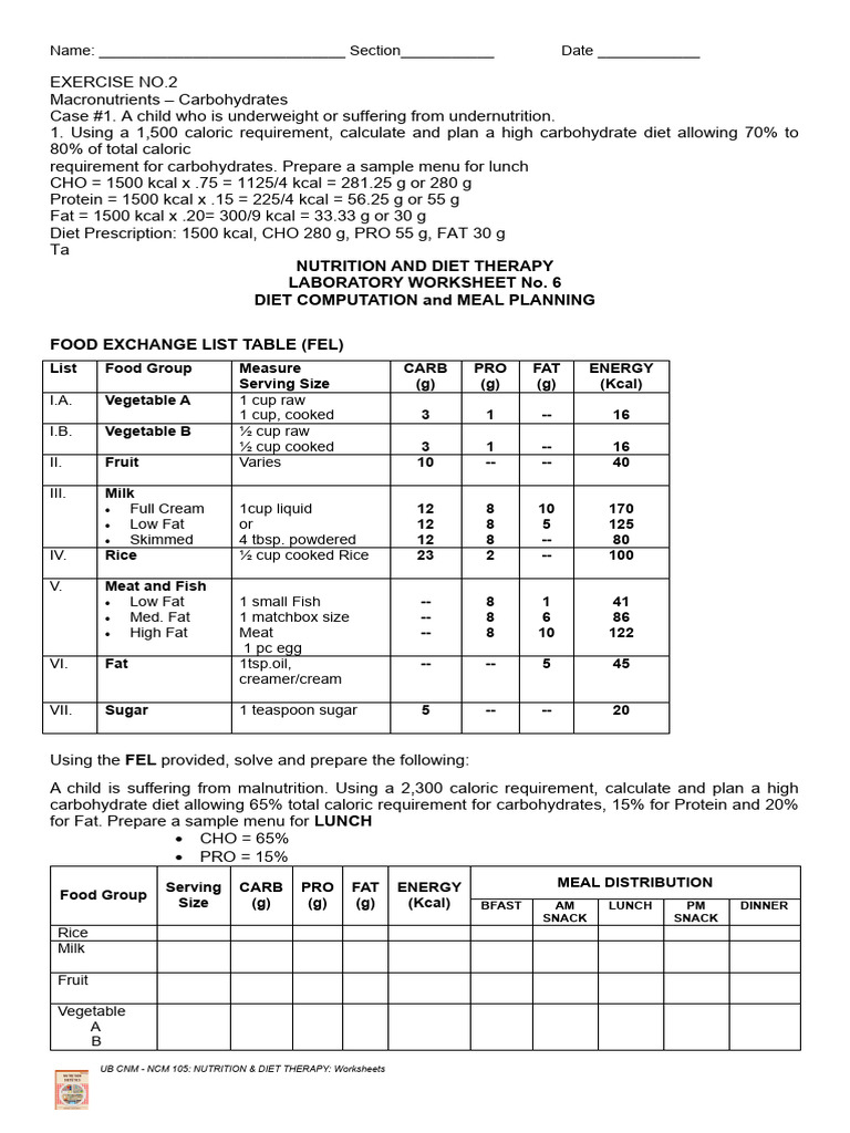LABORATORY_EXERCISE_NO.6A_--_DIET_COMPUTATION_AND_MEAL_PLANNING-BSN_2-4 ...