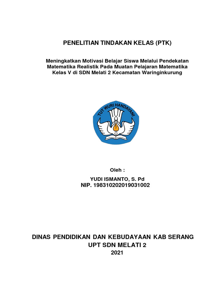 2.PTK Matematika Kelas 5 - Yudi Ismanto - 2021 | PDF | Karier & Perkembangan