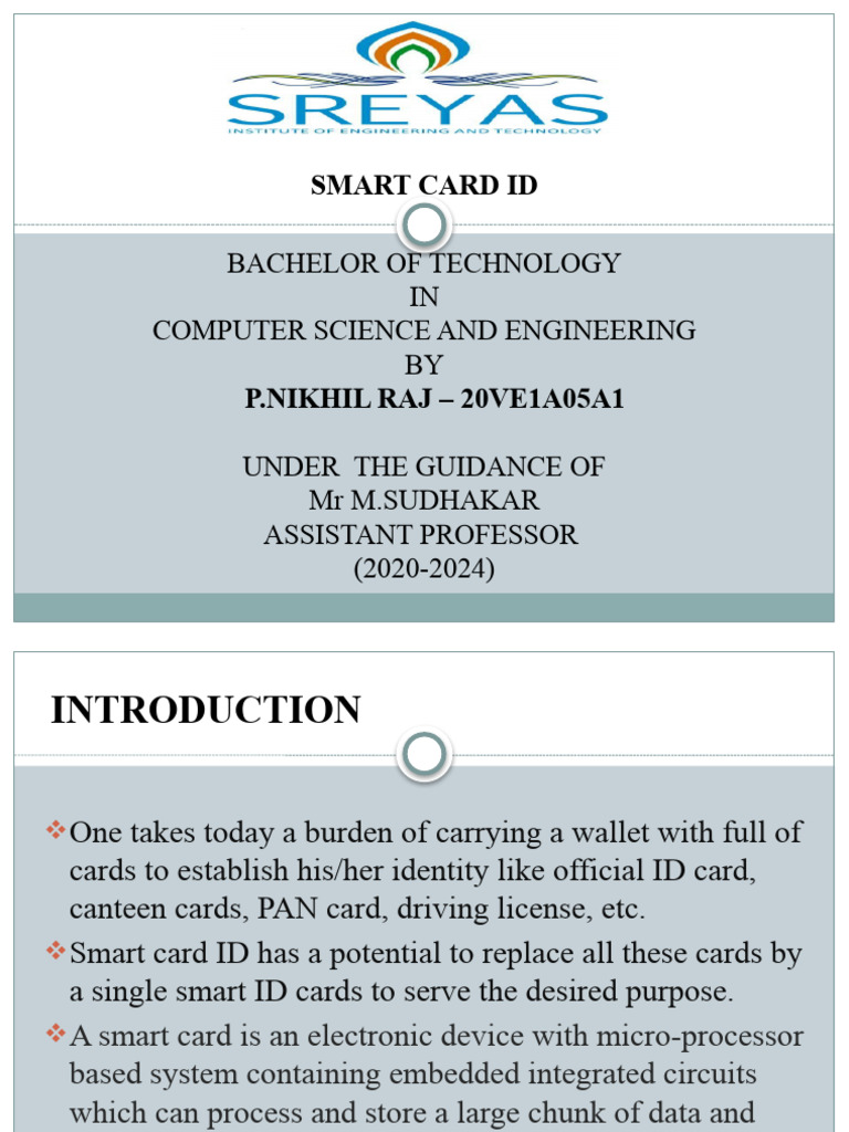 Smart Card Id | PDF
