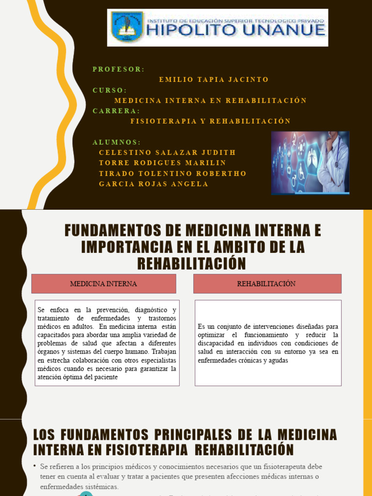Fundamentos de Medicina Interna e Importancia en El | PDF