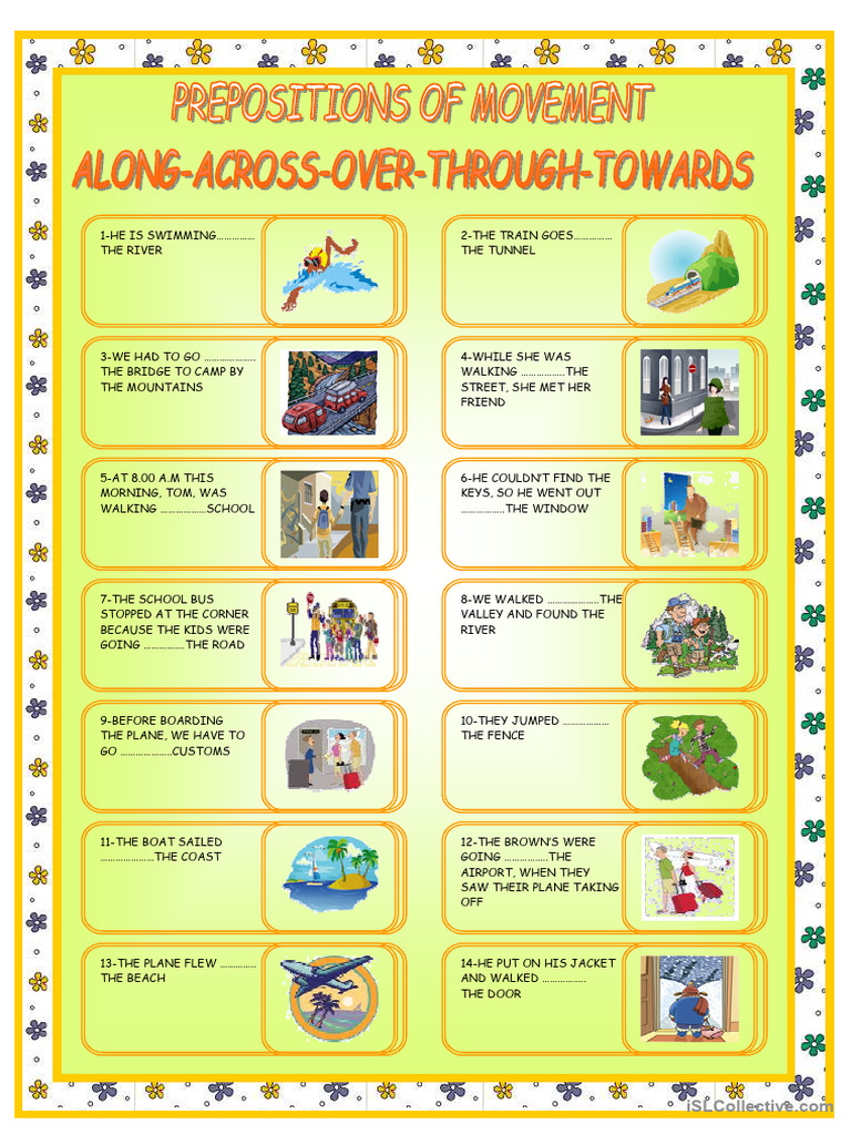 Prepositions of Movement | PDF | Travel | Art