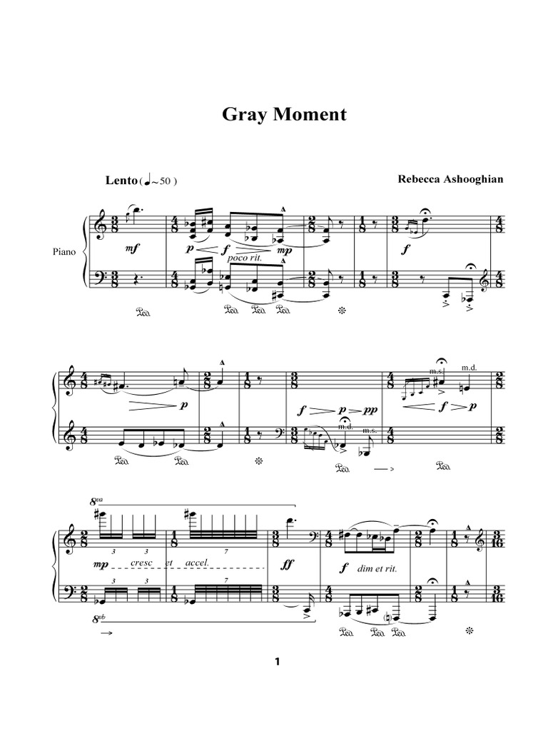 Gray Moment- Rebecca Ashooghian | PDF