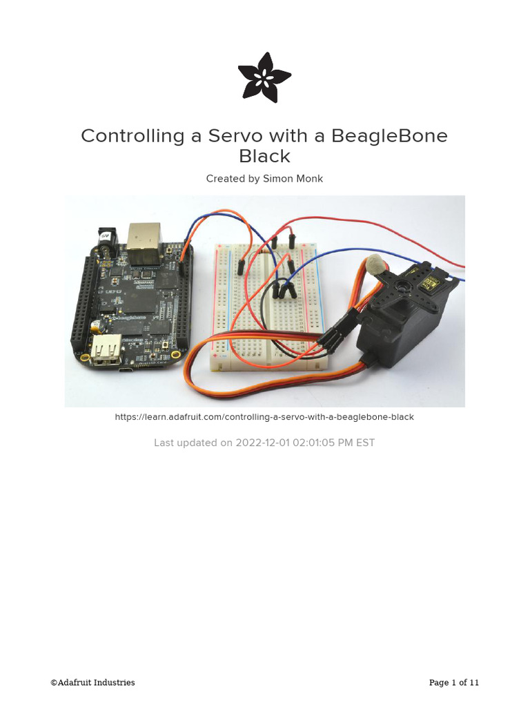 Controlling A Servo With A Beaglebone Black | PDF