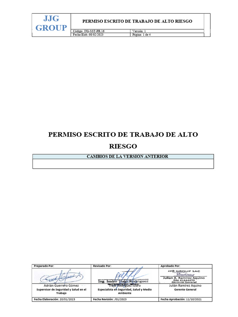 PROCEDIMIENTO PETAR | PDF