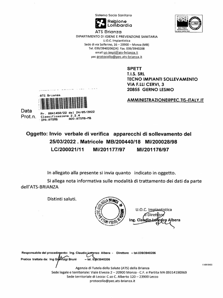 Gru Tis Esiti ATS | PDF