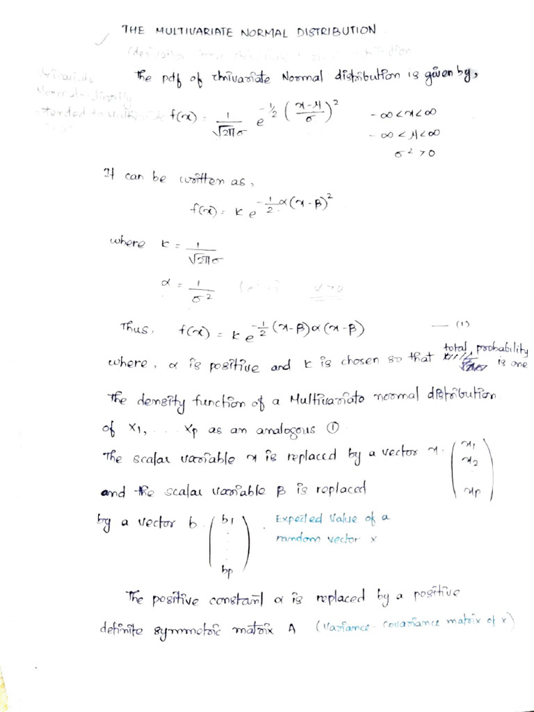 Multivariate Module 1 Rajesh | PDF