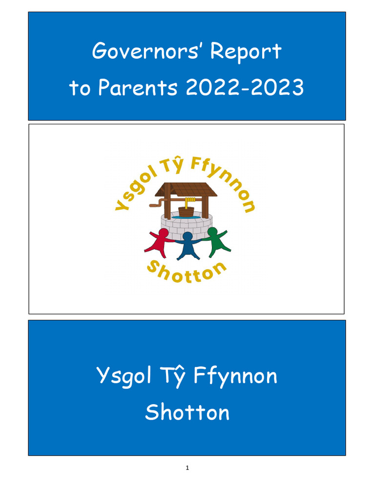 governors report to parents 2023 | PDF