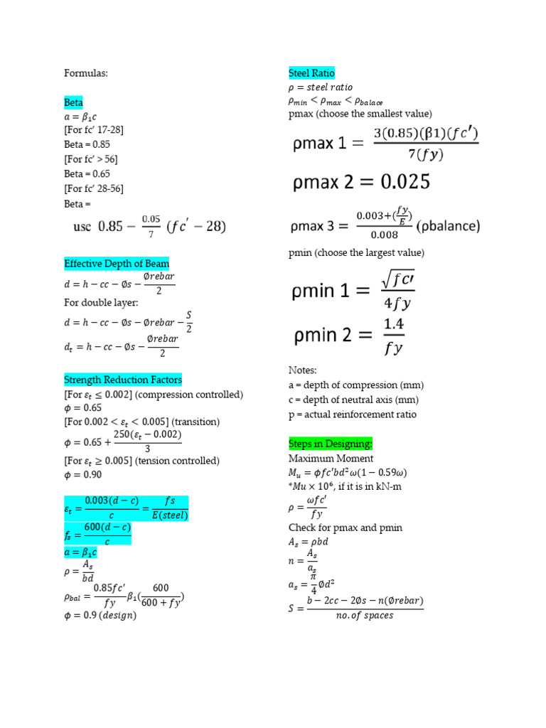 PRC Formula Incomplete | PDF