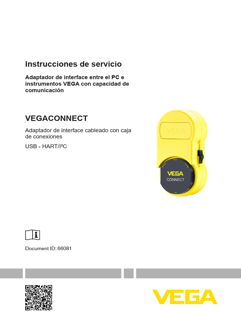 ES Instrucciones de Servicio VEGACONNECT Adaptador de Interface Caja de ...
