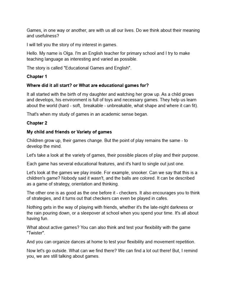 Educational Games | PDF