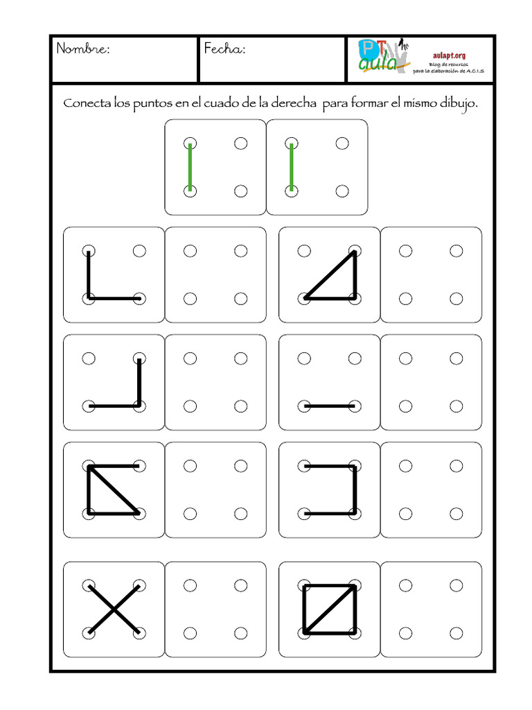 Conecta Los Puntos y Crea La Simetría | PDF