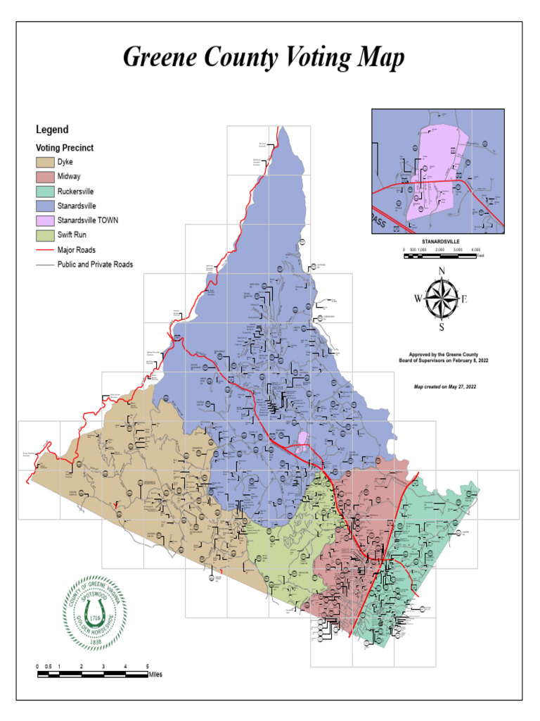 Greene County Voting Districts | PDF