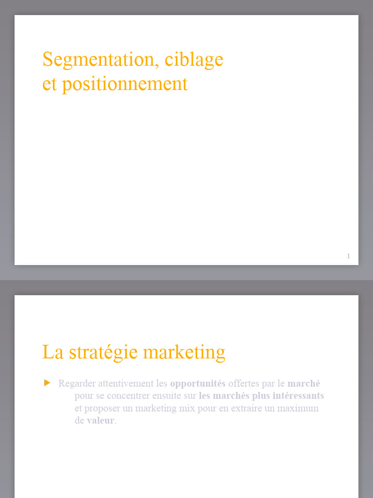 Stratégie de Segmentation et Ciblage | PDF | Segmentation (marketing ...