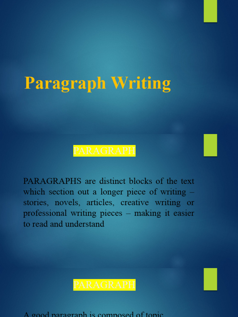 Paragraph Writing | PDF