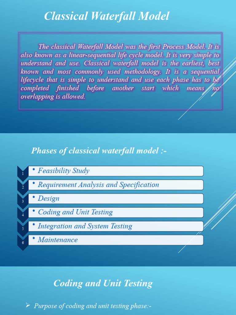 Classical Waterfall Model | PDF | Software Testing | Software Industry