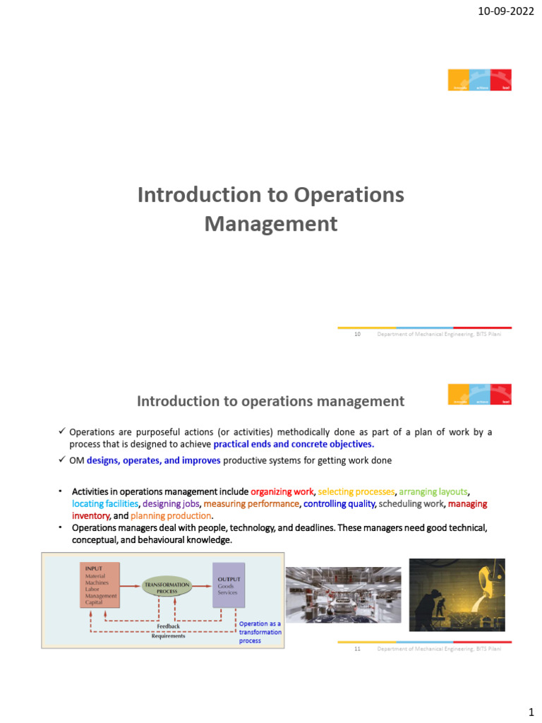 CH 1 Introduction - ME F316 | PDF