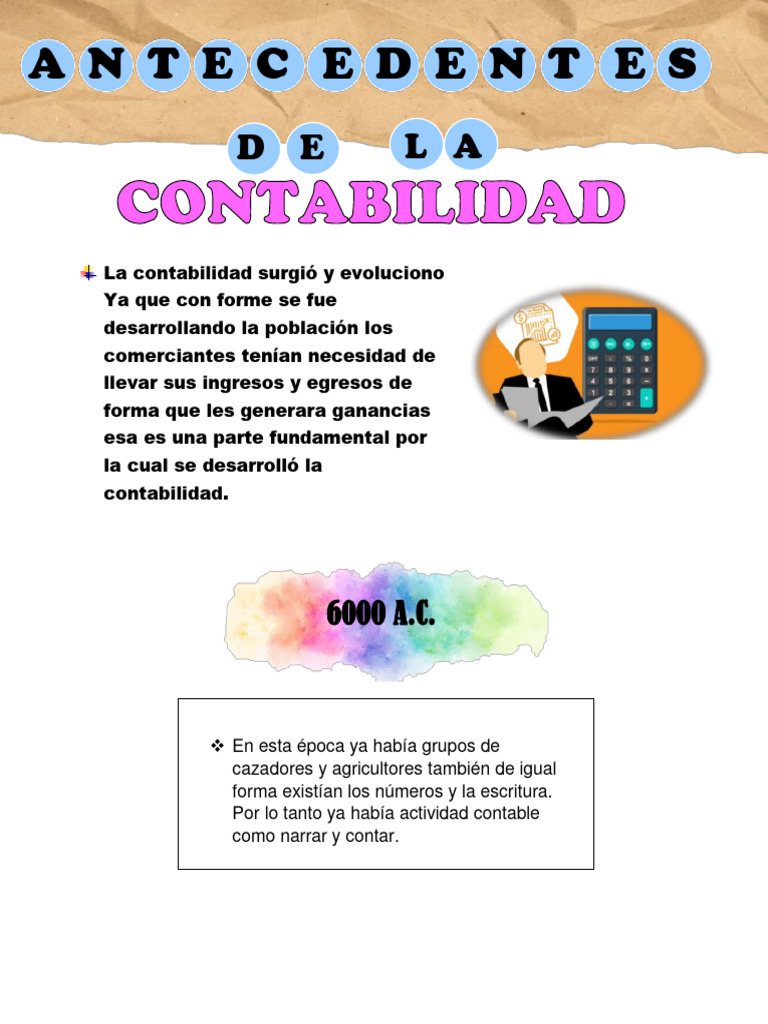 Antecedentes de La Contabilidad - Bjho | PDF
