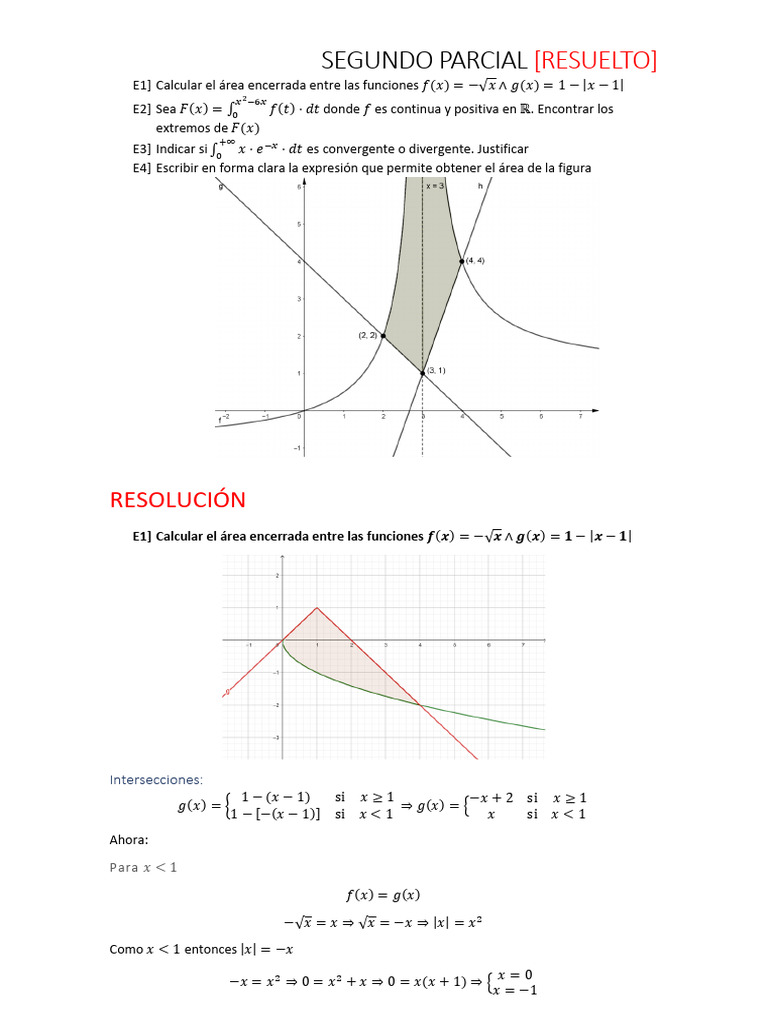 Calculo. Ejercicios Resueltos | PDF