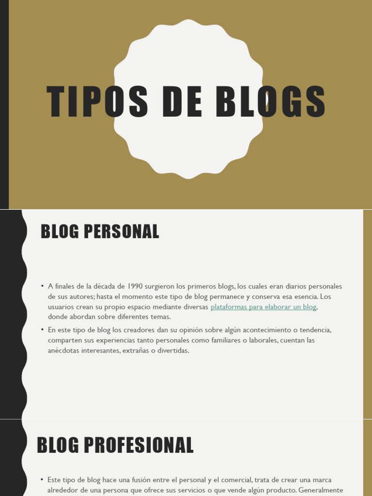 Tipos de Blog | Descargar gratis PDF | Blog | Marca