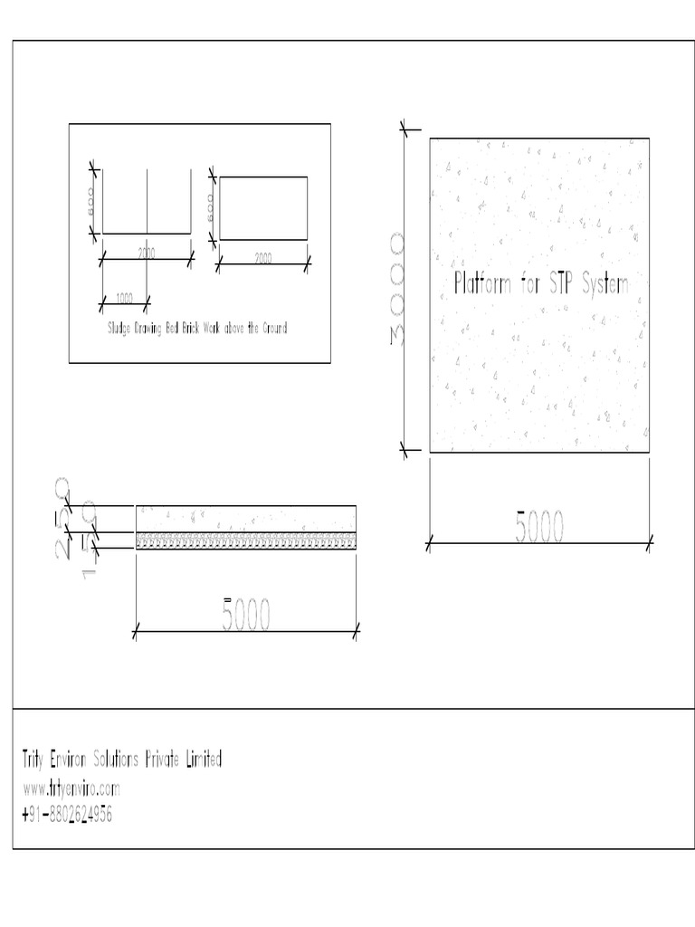 Sludge Drawing Bed and Platform | PDF