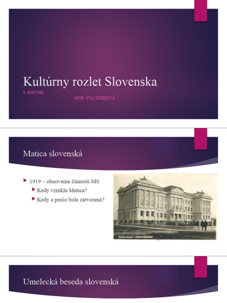 Kultúrny Rozlet Slovenska1 | PDF