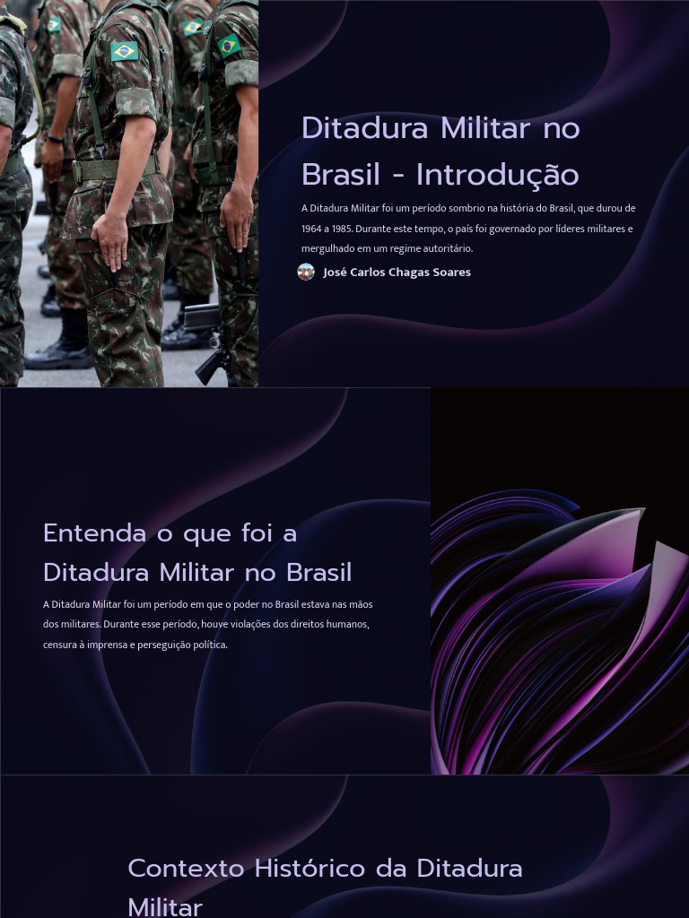 Ditadura-Militar-no-Brasil-Introducao.pptx | PDF