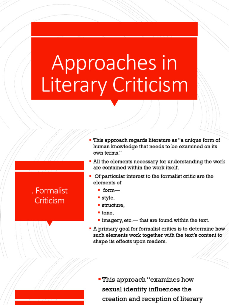Approaches in Literary Criticism | PDF | Media Bias | News
