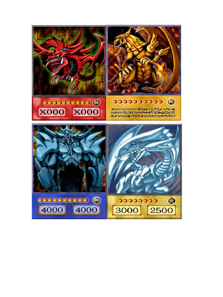 Cartas de Yu Gi Oh | PDF