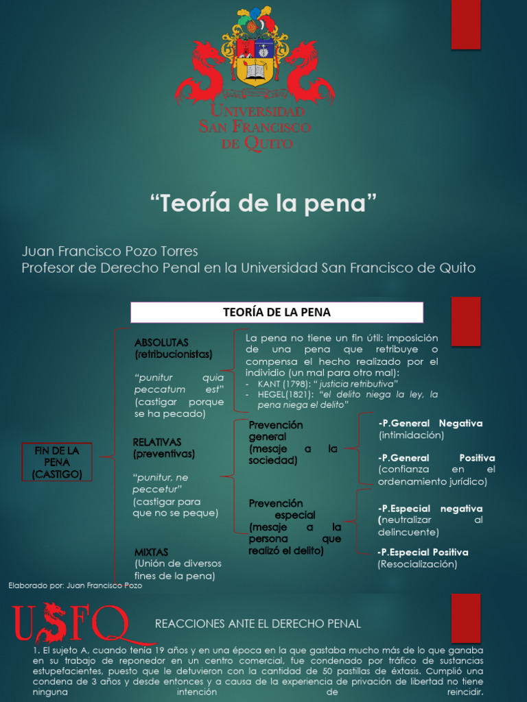 TEORÍA DE LA PENA Y ESQUEMAS | PDF | Castigos | Derecho penal