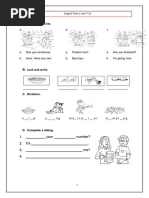 Activity Book Answer Key Unit 1 | PDF