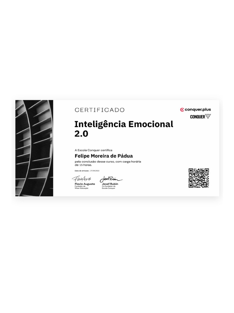 Certificado CONQUER | PDF