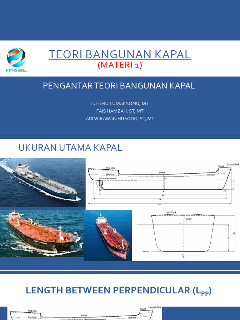 Materi 1. TEORI BANGUNAN KAPAL (Tugas) | PDF