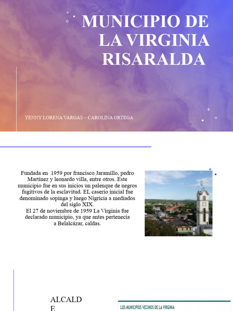 Municipio de La Virginia Risaralda F | PDF