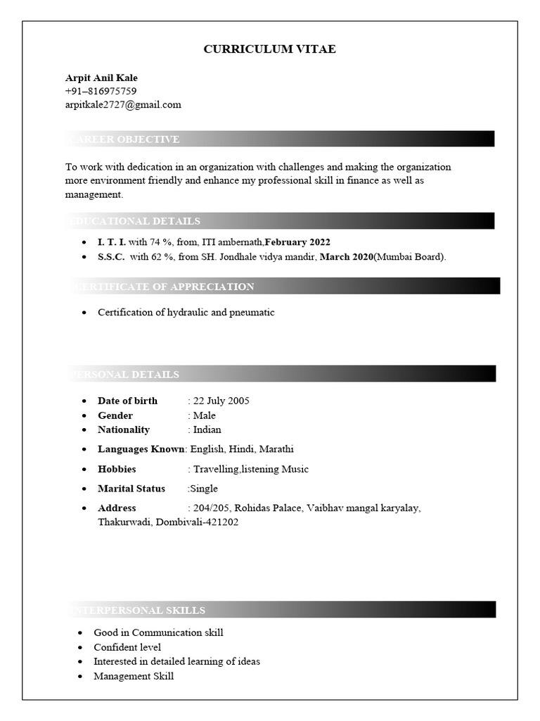 Roshani resume | PDF